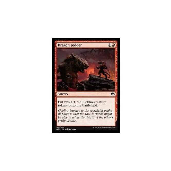 Dragon Fodder (FOIL) : MAGIC ORIGINS 140/272 - Magic the Gathering ...