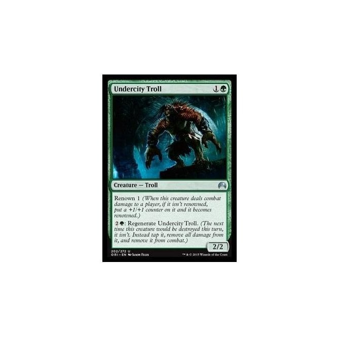 Undercity Troll (FOIL) : MAGIC ORIGINS 202/272 - Magic the Gathering ...
