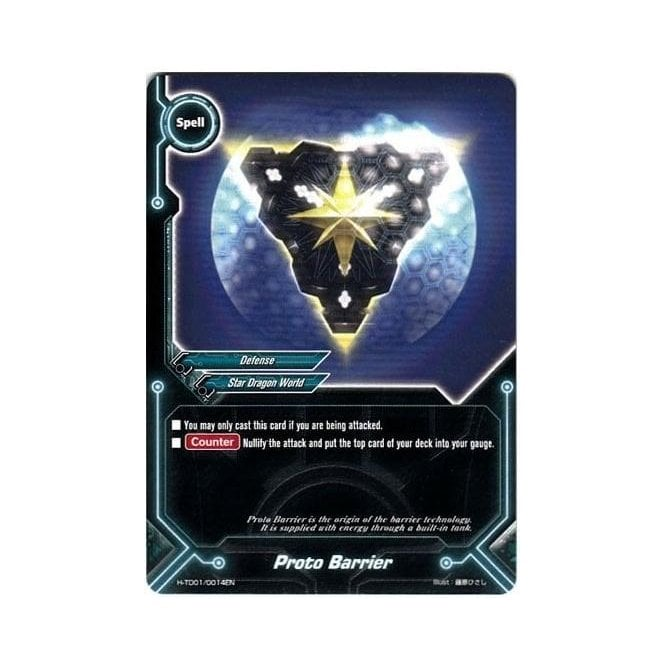 Future Card Buddyfight Card H-TD01-0014 Proto Barrier | Chaos Cards
