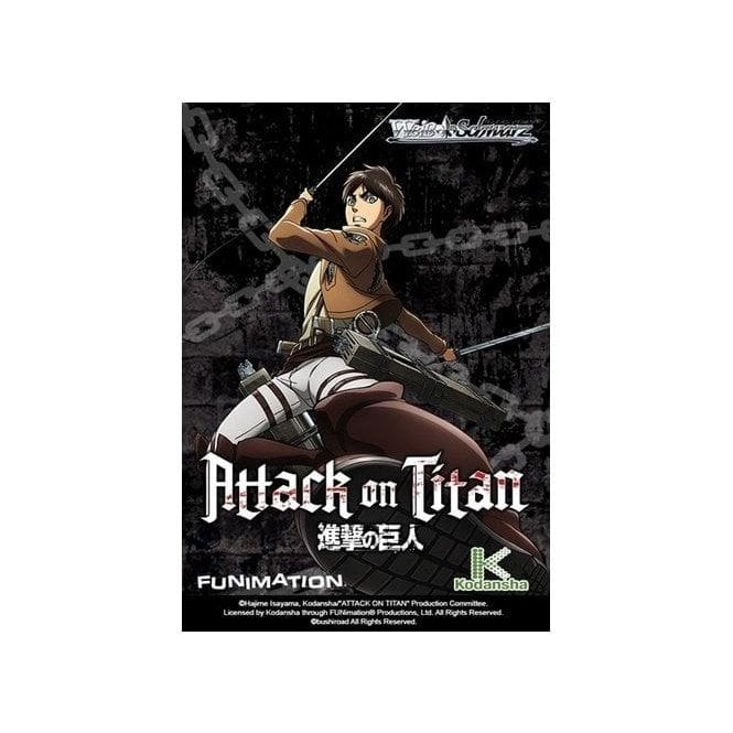 Weiss/Schwarz English Booster Pack (8 Cards) - Attack on Titan | Chaos ...