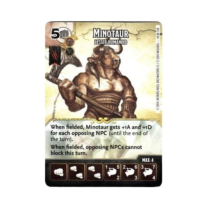 DICE MASTERS Single Card and Dice - [004] Battle for Faerun - 044/138 ...