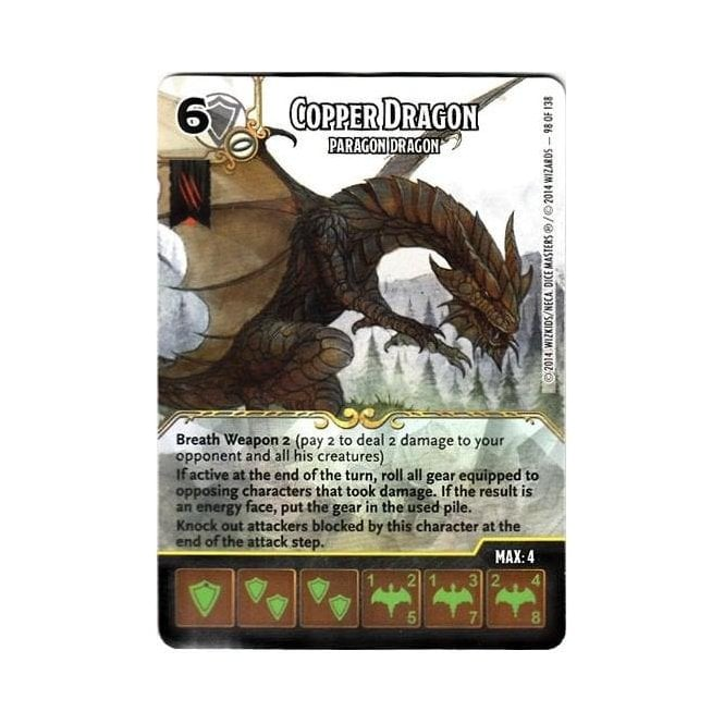 DICE MASTERS Single Card and Dice - [004] Battle for Faerun - 098/138 ...