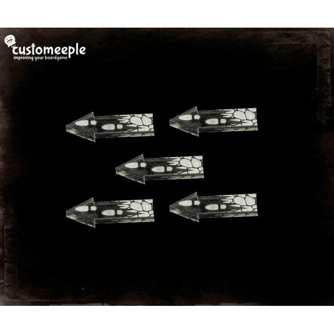 Customeeple Arkham Horror Arrow Path Token (One Direction) | Chaos Cards