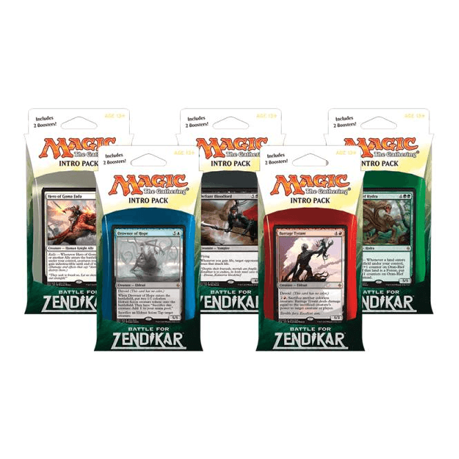 Battle for Zendikar Intro Deck - Set of 5 - Magic the Gathering (MTG)