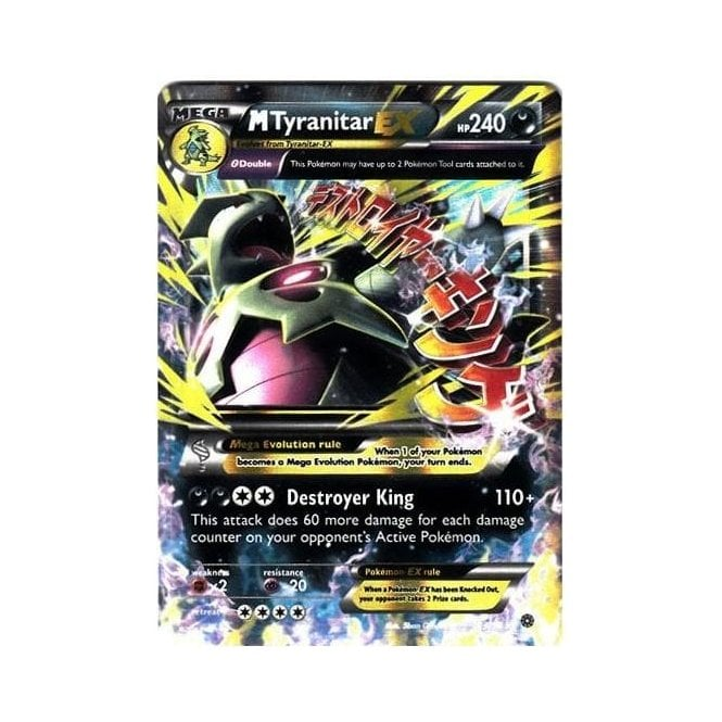Pokemon Single Card XY - ANCIENT ORIGINS - 043/98 : Mega Tyranitar EX ...