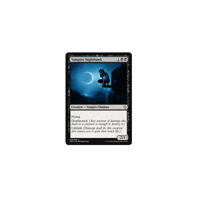 Vampire Nighthawk : DUEL DECKS: ZENDIKAR VS. ELDRAZI 58/80 - Magic the ...