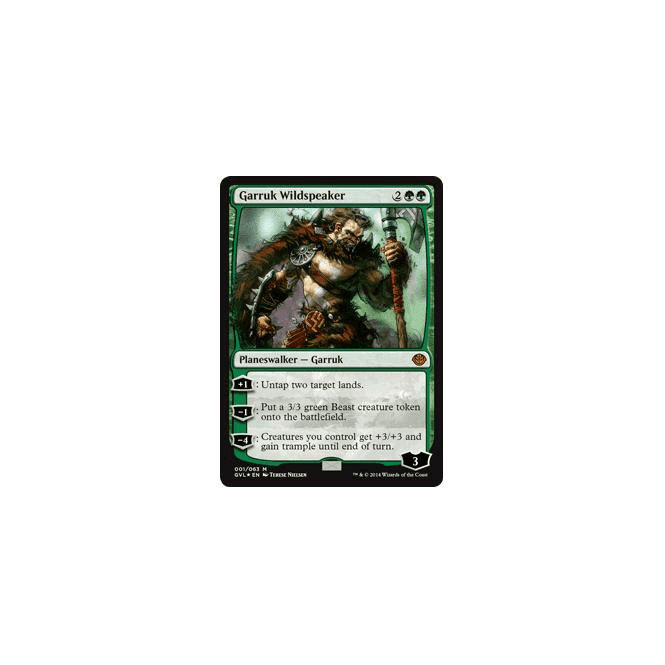 Garruk Wildspeaker : ANTHOLOGY GARRUK VS. LILIANA 01/62 - Magic the ...