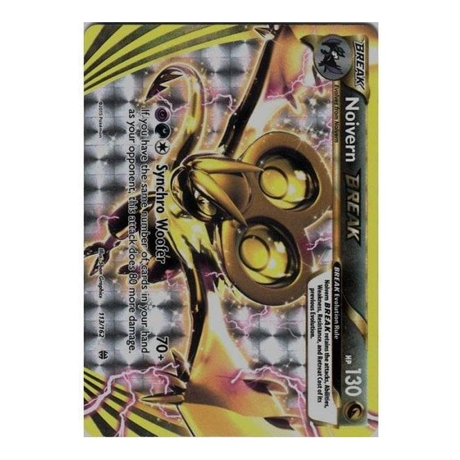 Pokemon Single Card XY - BREAKTHROUGH - 113/162 : Noivern BREAK | Chaos ...