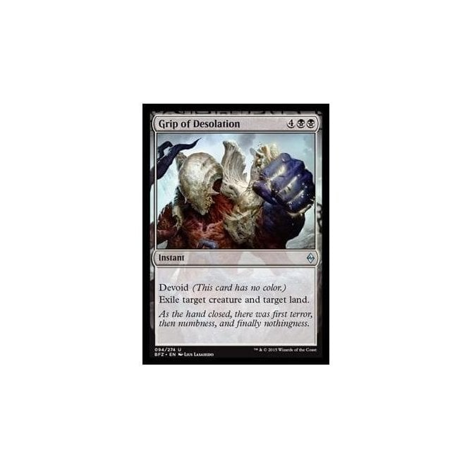 Grip of Desolation : BATTLE FOR ZENDIKAR 094/274 - Magic the Gathering ...