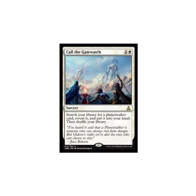 Call the Gatewatch (FOIL) : OATH OF THE GATEWATCH 016/184 - Magic the ...