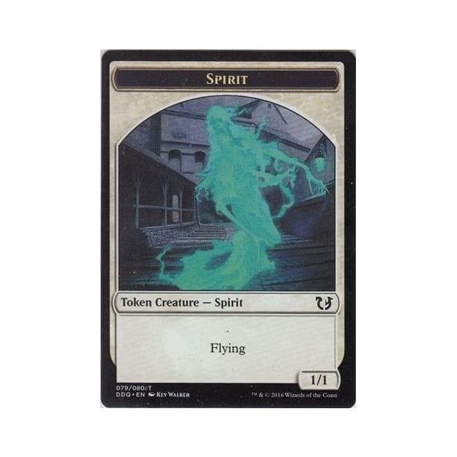Spirit (TOKEN) : DUEL DECKS: BLESSED VS. CURSED TOKEN 79/80 - Magic the ...