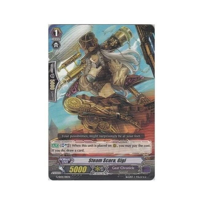Steam Scara, Gigi : G-SD01-011 - Cardfight!! Vanguard Single Card
