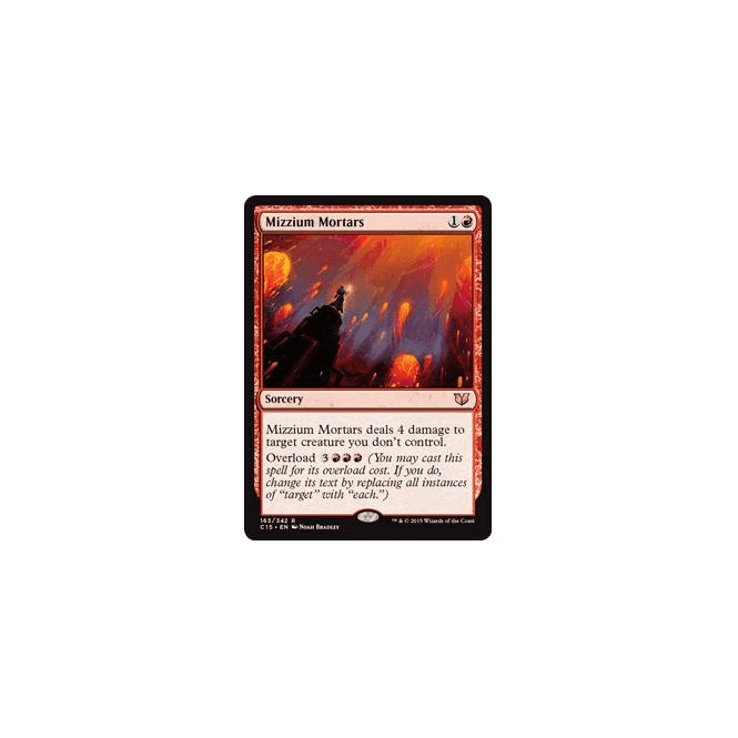 Mizzium Mortars : COMMANDER 2015 163/370 - Magic the Gathering Single Card