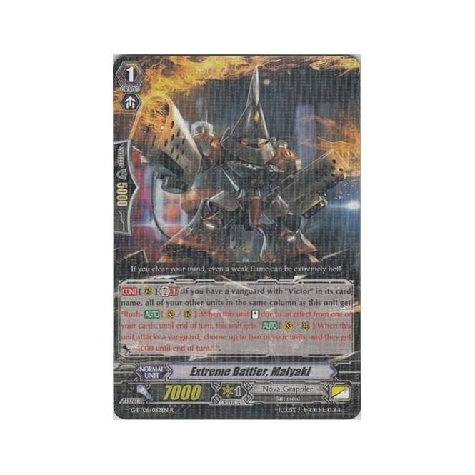 Extreme Battler, Malyaki : G-BT06-032 - Cardfight!! Vanguard Single Card