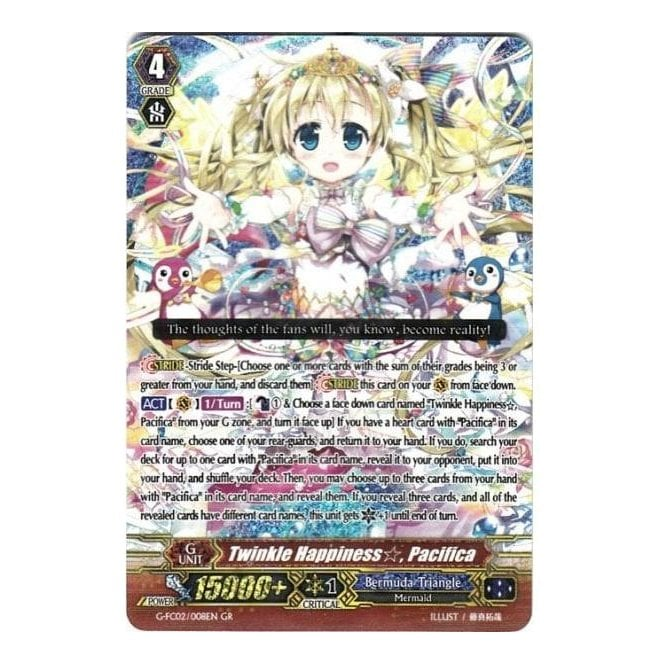 Twinkle Happiness, Pacifica : G-FC02-008 - Cardfight!! Vanguard Single Card