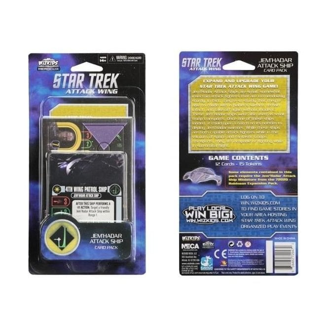 Star Trek: Attack Wing - Jem'Hadar Attack Ship CARD Pack (Wave 3 ...