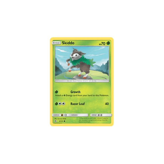 Pokemon Single Card SM - FORBIDDEN LIGHT - 009/131 : Skiddo | Chaos Cards