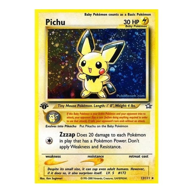 Pichu Card