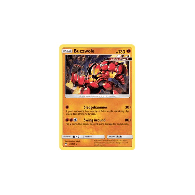 Pokemon Single Card SM - FORBIDDEN LIGHT - 077/131 : Buzzwole | Chaos Cards