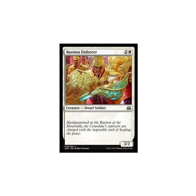 Bastion Enforcer : AETHER REVOLT 008/194 - Magic the Gathering Single Card