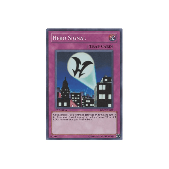 Yu-Gi-Oh! Card DP1-EN028 Hero Signal (Common) | Chaos Cards