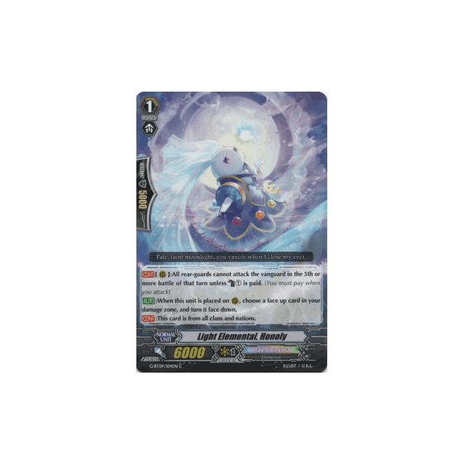 Light Elemental, Honoly : G-BT09-104 - Cardfight!! Vanguard Single Card